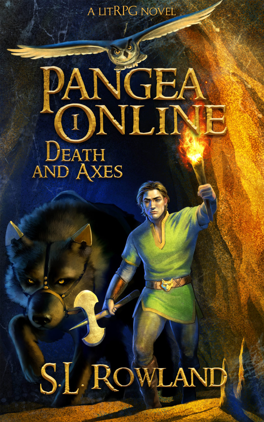 Cover Reveal: Pangea Online Book One: Death and Axes – S.L. Rowland